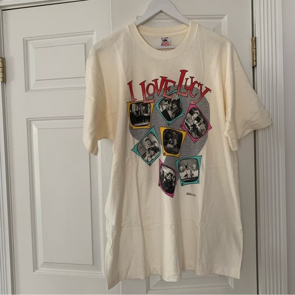 Vintage | Shirts | Vintage 9s I Love Lucy Tv Show T Shirt Xl L Men ...